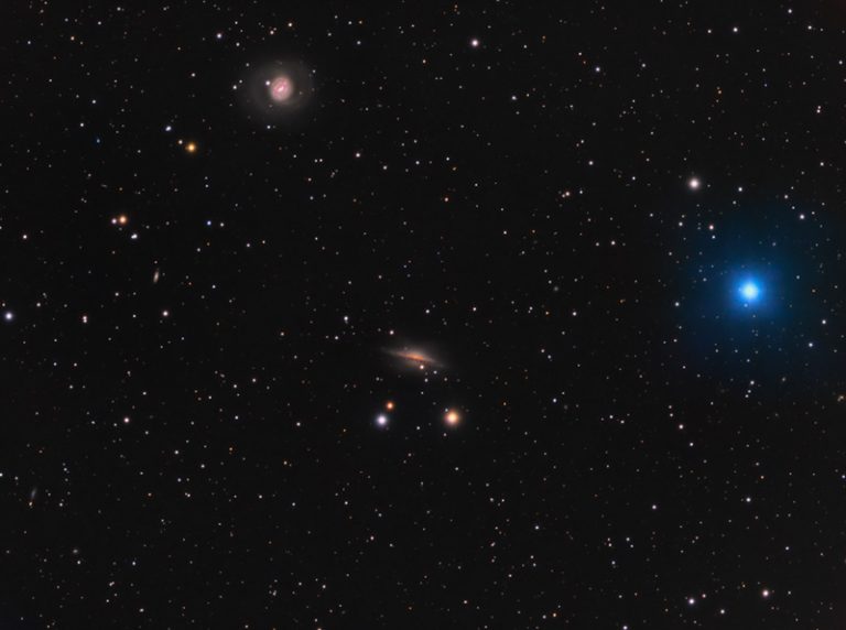 M77 and NGC 1055 – James Lee Chen